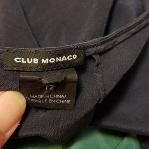 Club Monaco | Dresses | Club Monaco Silk Color Block Shift Dress | Poshmark